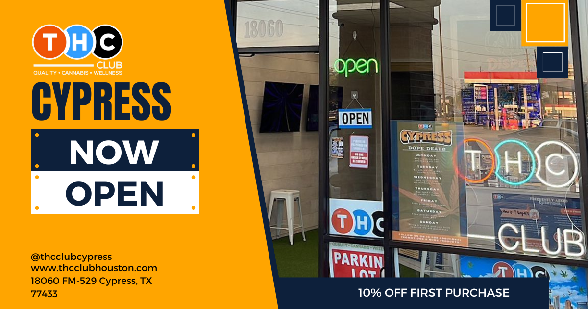 THC Club's Sixth Branch Opens in Cypress, Texas - THC Club Houston